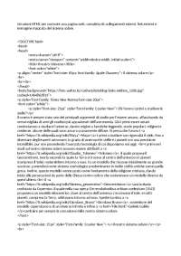 Istruzioni HTML per costruire una pagina web | Esercizi di Informatica ...