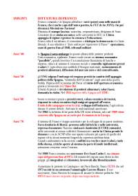 SCHEMA STORIA 1939-1999 | Schemi e mappe concettuali di Storia | Docsity