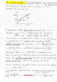 Calcolo delle derivate - schema | Schemi e mappe concettuali di Matematica Generale | Docsity