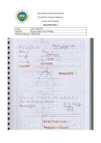 Ejercicios Funciones | Ejercicios de Cálculo | Docsity