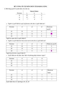 Assignment-Quantitative Method | Assignments Quantitative Techniques | Docsity
