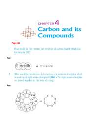 Carbon And Its Compounds Notes class 10 | Study notes Environmental ...