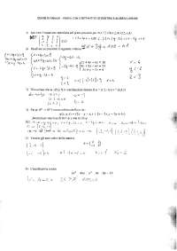 Test geometria superato | Prove d'esame di Geometria | Docsity