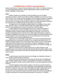 Il giorno della civetta, Sciascia | Appunti di Italiano | Docsity