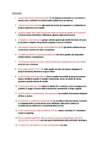 Domande primo e secondo parziale esame informatica | Schemi e mappe concettuali di Elementi di ...