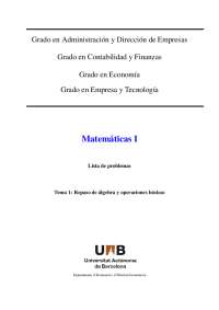 Lista1_matesi_2021_22_ | Ejercicios de Matemáticas | Docsity