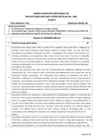 Class 10th notes English | Lecture notes English | Docsity