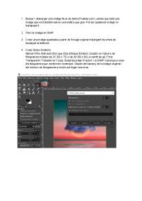 Ejercicios divertidos en Gimp | Ejercicios de Informática | Docsity