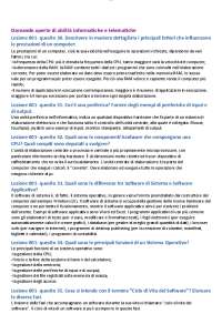 Domande aperte esame Abilità informatiche e telematiche Ecampus | Panieri di Informatica per la ...