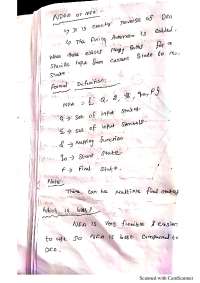 FORMAL LANGUAGE AND AUTOMATA THEORY | Study notes Theory of Formal ...