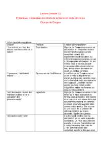 Olympes de gouges LL10 | Exercices Français | Docsity