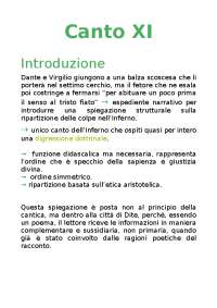 Canto 11 inferno dante | Schemi e mappe concettuali di Letteratura ...