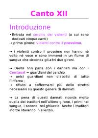 Canto 12 inferno dante | Schemi e mappe concettuali di Letteratura ...