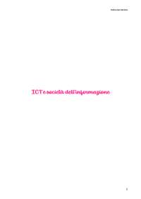 Dispensa della parte teorica di ICT e Società dell’informazione | Dispense di Fondamenti di ...