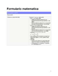 Formule di matematica e fisica triennio delle superiori | Schemi e mappe concettuali di ...