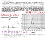 9 exercices correction RLC force bac sciences | Exercises Physics | Docsity