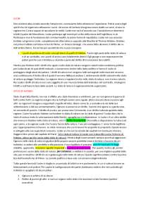 Pensiero politico locke | Schemi e mappe concettuali di Storia Delle Dottrine Politiche | Docsity