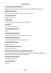 Statistica prof Luigi D'Ambra | Prove d'esame di Statistica | Docsity