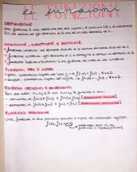 Le funzioni: definizione e caratteristiche + funzioni note elementari e periodiche | Appunti di ...