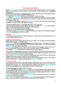 Morfosintassi Inglese 2° anno Piotti | Appunti di Linguistica Inglese | Docsity