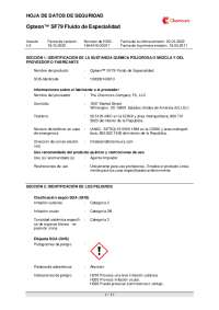 MSDS OPTEON - PELIGROS Y RIESGOS | Guías, Proyectos, Investigaciones de ...