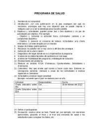 Programas de salud en enfermeria | Apuntes de Ciencias de la Salud ...