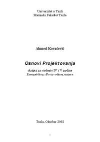 Osnovi projektovanja | Skripte' predlog Arhitektura | Docsity