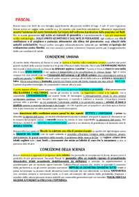 PASCAL HUME E LOCKE RIASSUNTO | Schemi e mappe concettuali di Filosofia ...