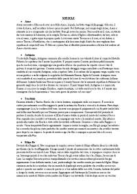 Riassunto sulle opere di Sofocle | Appunti di Letteratura Greca | Docsity