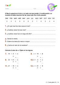 EMAT 4º DE PRIMARIA U6 PRUEBA GLOBAL DE MATEMÁTICAS U6, PROGRAMA DE ...