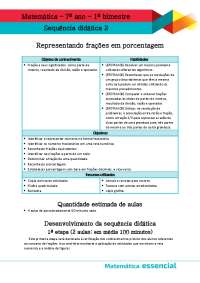 Matemática – 7º ano – 1º bimestre Sequência didática 2 ... | Esquemas ...