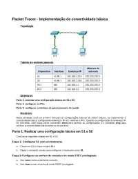 Packet Tracer | Resumos Topologia | Docsity