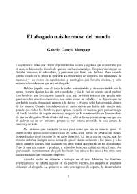 El ahogado más hermoso del mundo | Transcripciones de Lengua y ...