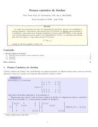 Forma canónica de Jordan | Slides Álgebra | Docsity
