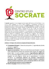 Metodologie didattiche | Schemi e mappe concettuali di TFA Sostegno | Docsity