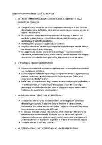 Riassunto di Insegnare italiano nella classe plurilingue - Linguistica ...