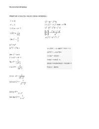 Trucchi e svolgimento integrali | Schemi e mappe concettuali di ...
