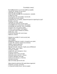 Vocabulaire avancé 1 | Cheat Sheet French | Docsity