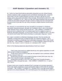 AHIP Module 3 Question and Answers V2 | Exams Human Resource Management ...