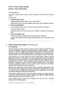 Faulting in lines of electrical engineering | Cheat Sheet Power Electronics | Docsity