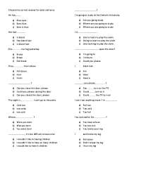 English quiz English grammar | Quizzes English | Docsity