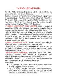 Rivoluzione russa, biennio rosso, fascismo | Sintesi del corso di ...