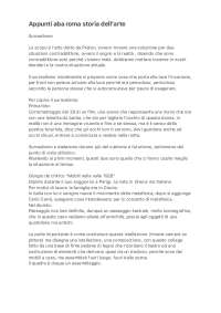 ABA Roma - storia dell'arte | Appunti di Storia Dell'arte | Docsity