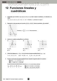 Tema 12 Matemáticas 3º ESO SM solucionario ejercicios | Ejercicios de Matemáticas | Docsity