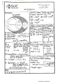 Math 103 tutorial notes and proofs engineering | Summaries Mathematics ...