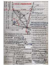 Curvas horizontales y pothenet numerico | Ejercicios de Topografía | Docsity