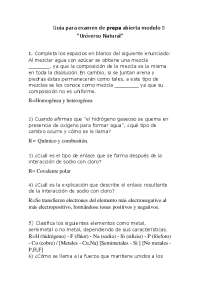 Guia preparatoria abierta modulo 9 "Universo natural" | Apuntes de ...
