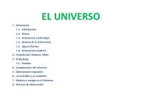 Powerpoint El Universo | Diapositivas de Física | Docsity