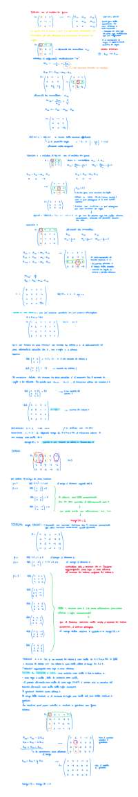 Matrici con il Metodo di Gauss - Esercizi con Soluzioni | Esercizi di ...