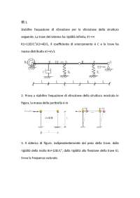 Esercizio di dinamica | Esercizi di Dinamica Dei Sistemi Meccanici | Docsity